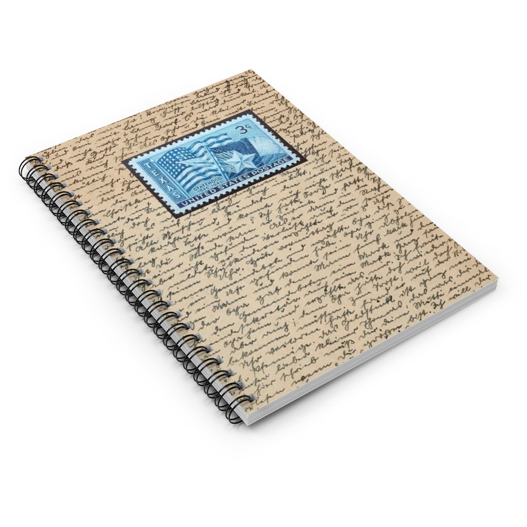Texas State Stamp Spiral Notebook – Factory57